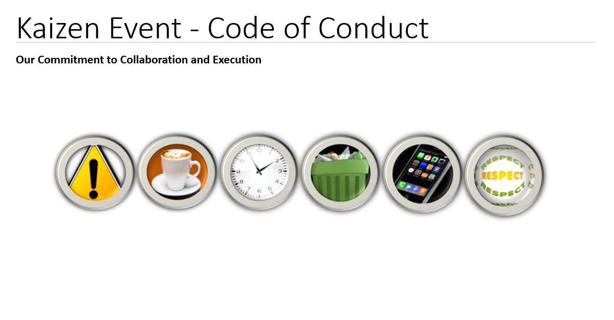 Kaizen Event Code Of Conduct – Welcome to The Learning Leader